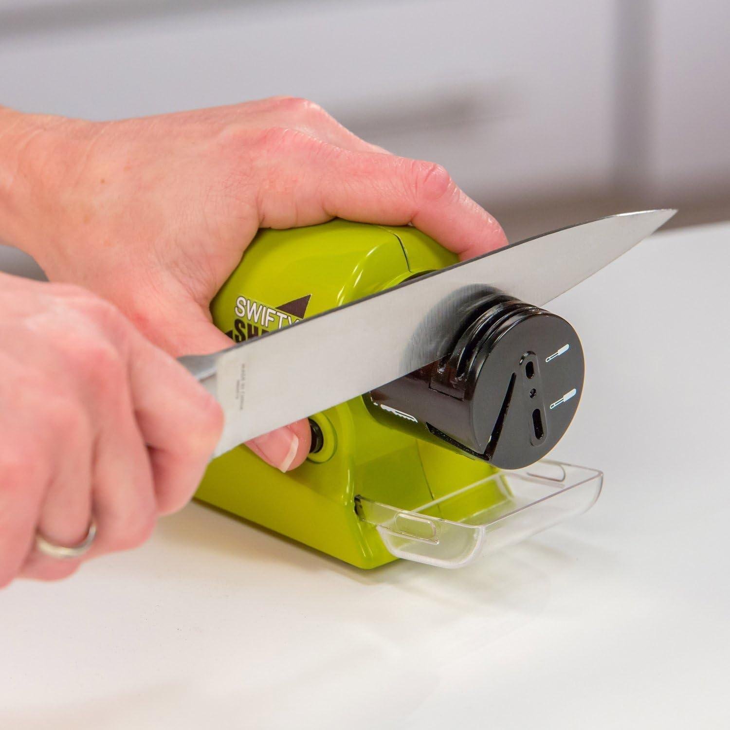 Swifty Sharp – Affûteur de Couteaux Électrique Sans Fil - Secret Maison